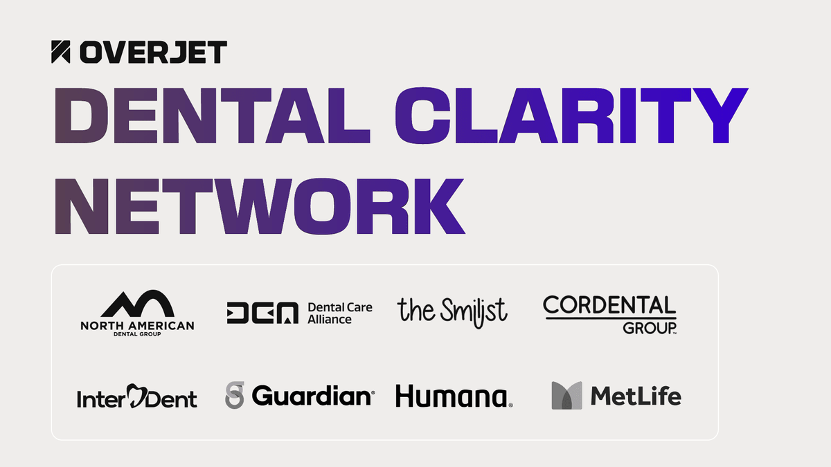 Overjet Announces the Dental Clarity Network