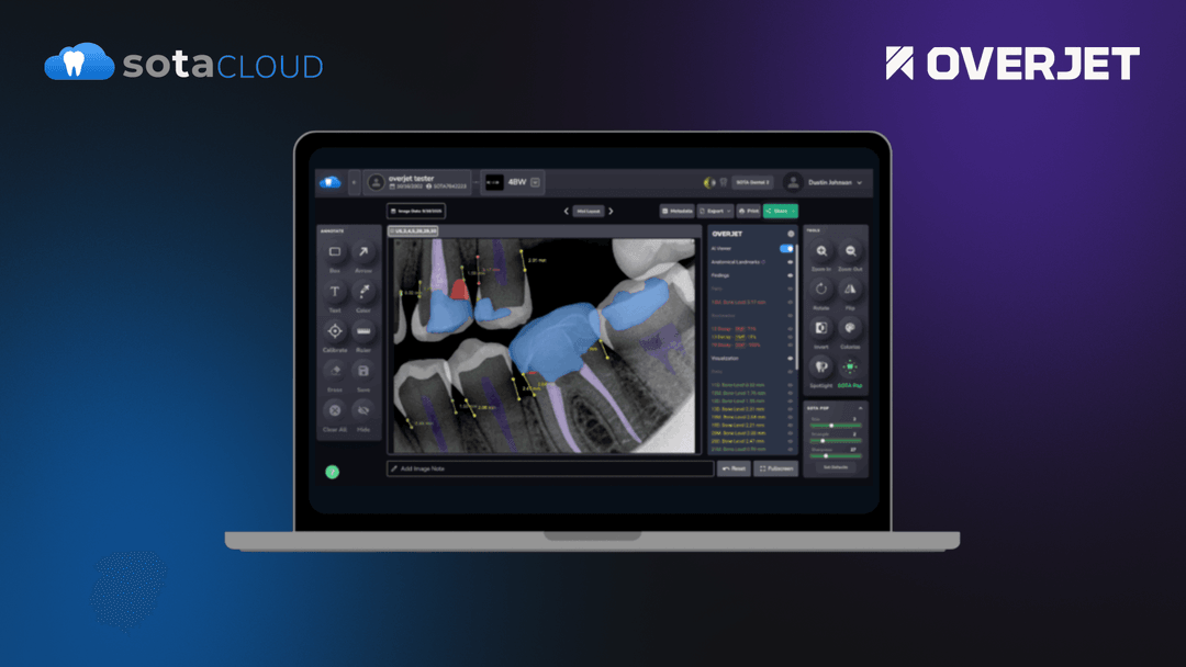 Cloud Imaging Meets Clinical AI: The SOTA Cloud × Overjet Integration Is Now Live