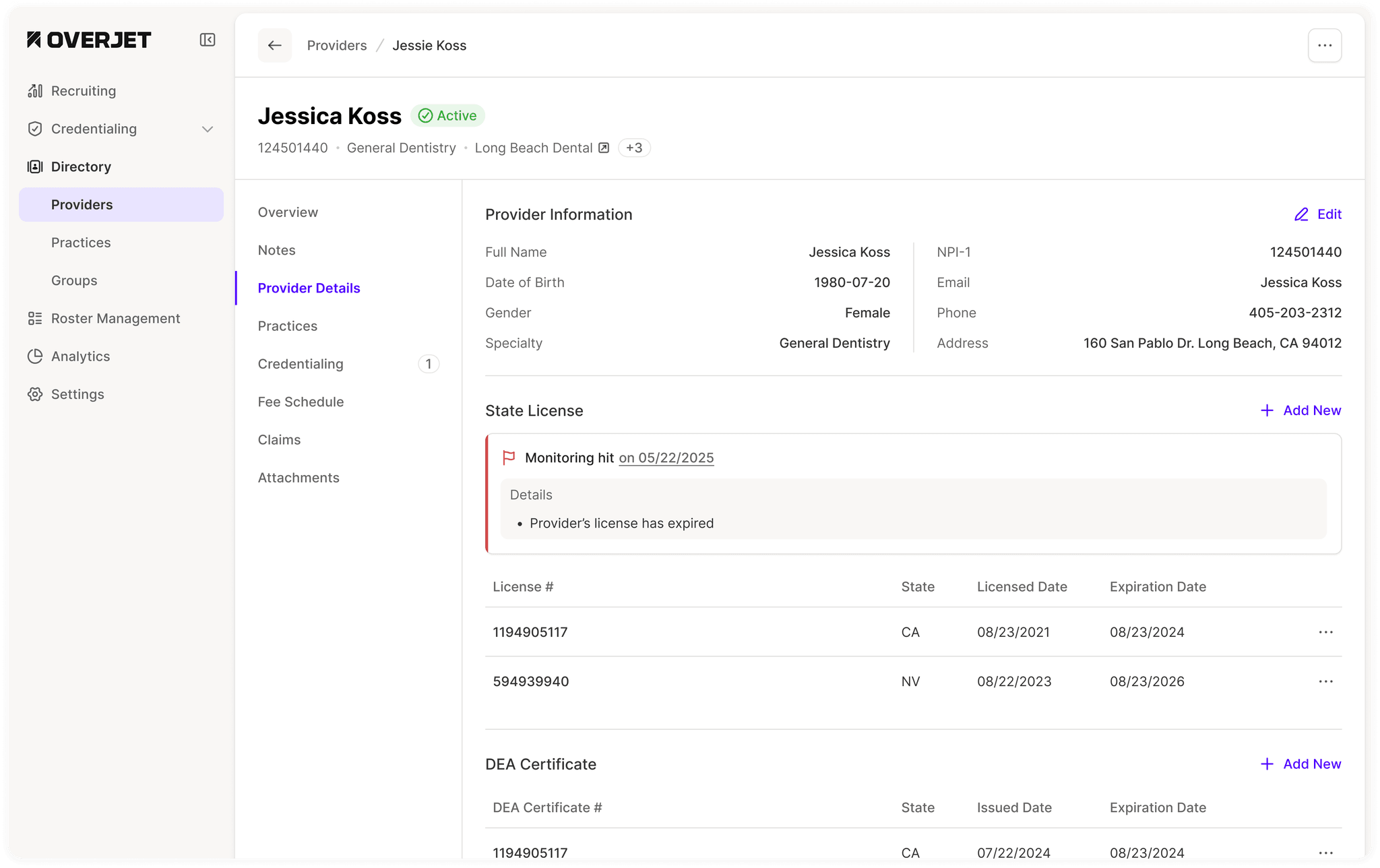 Provider Management Software for Dental Insurers | Overjet